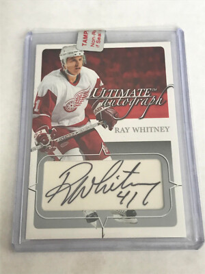 03/04 BE A PLAYER RAY WHITNEY ULTIMATE AUTOGRAPH SIGNATURE AUTO 92/135 ...