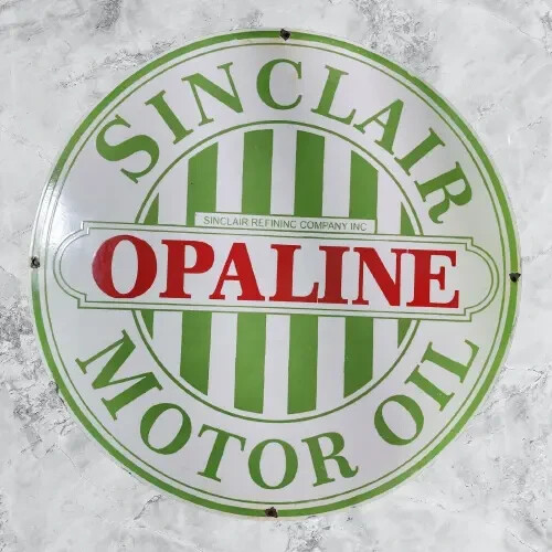 OPALINE PORCELAIN ENAMEL SIGN SIZE 42"INCHE DOUBLE SIDED | eBay