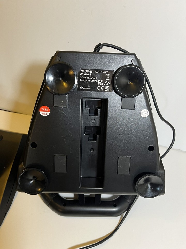 SUBSONIC Superdrive - GS650-X Steering Wheel, Shifter, 3 Pedals For ...