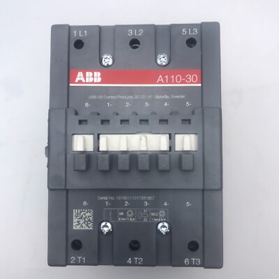 ABB A110-30-11-84 3 Phase Motor Non-Reversing Contactor 3P Coil New ...