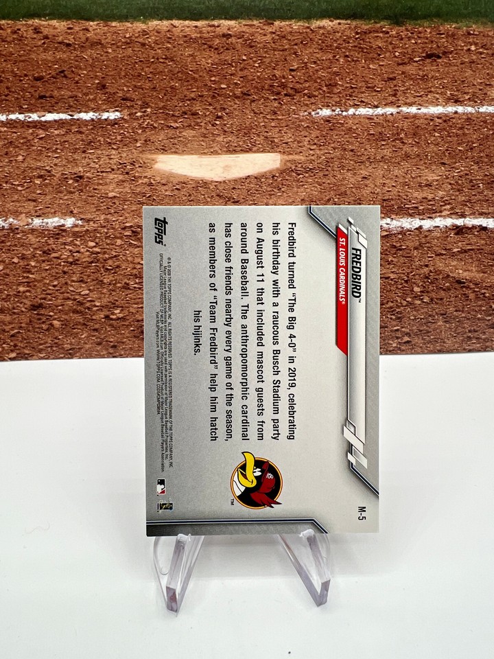 2020 Topps Opening Day Mascots #M-5 Fredbird - St. Louis Cardinals | eBay