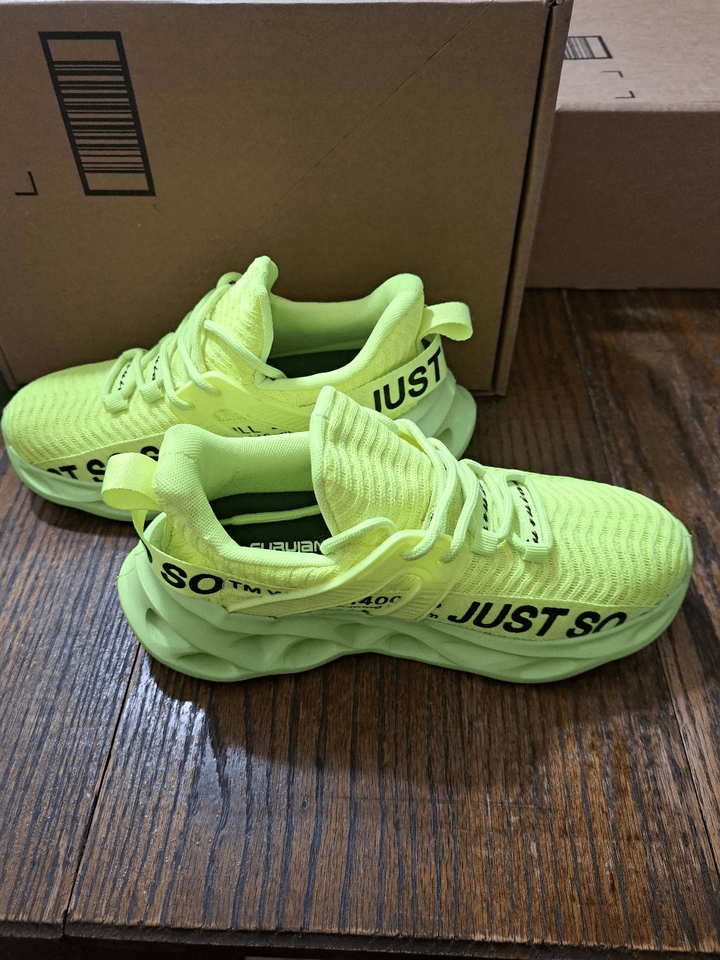 New W Size 6 M Size 4.5 Furuian Safety Green Yellow Steel Toe Shoes PPE ...