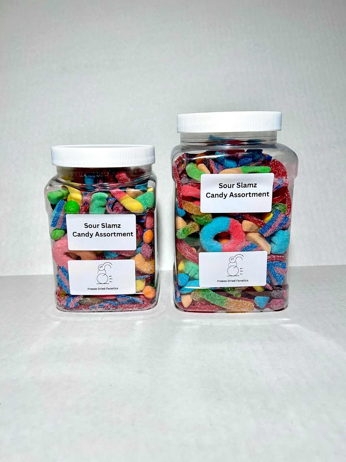 Sour Slamz Bulk Gummy Candy Sour Candy Mash Up Flavor 20oz 30oz Bag Jug ...