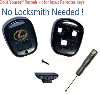 LEXUS Remote Head Key SHELL 3 BUTTON Repair Kit + SCREWDRIVER USA ...