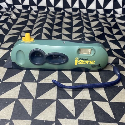 Vintage Polaroid Izone I-Zone Instant Pocket Camera Translucent Blue ...