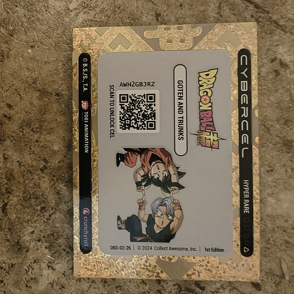Dragonball Z Cybercel Series 2 Goten And Trunks HYPER RARE | eBay