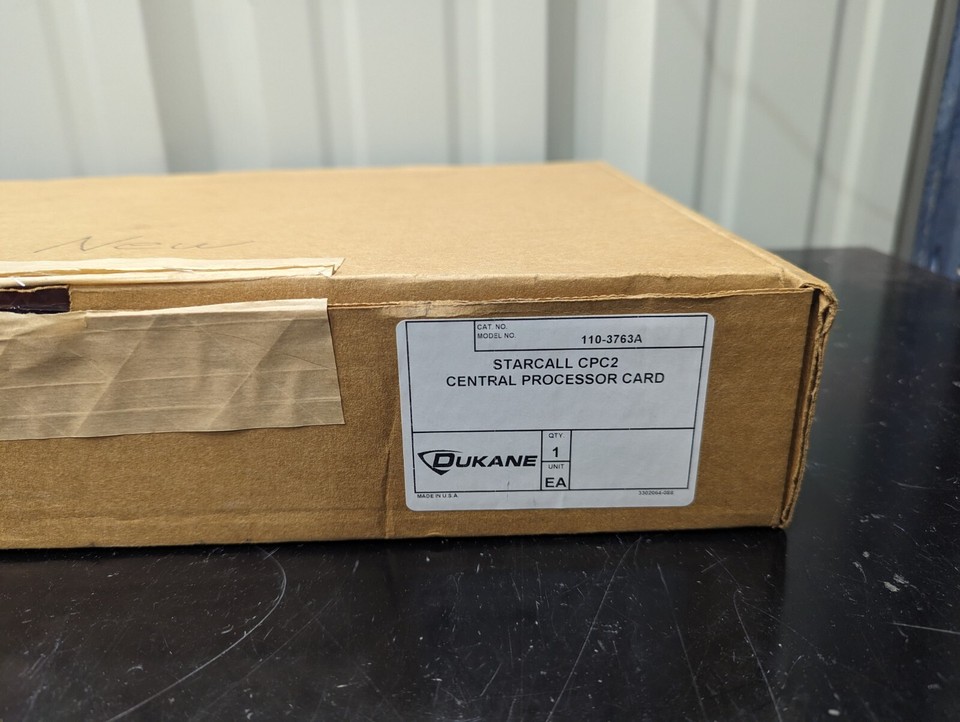 Dukane Starcall CPC2 110-3763A Central Processor Card NEW | eBay