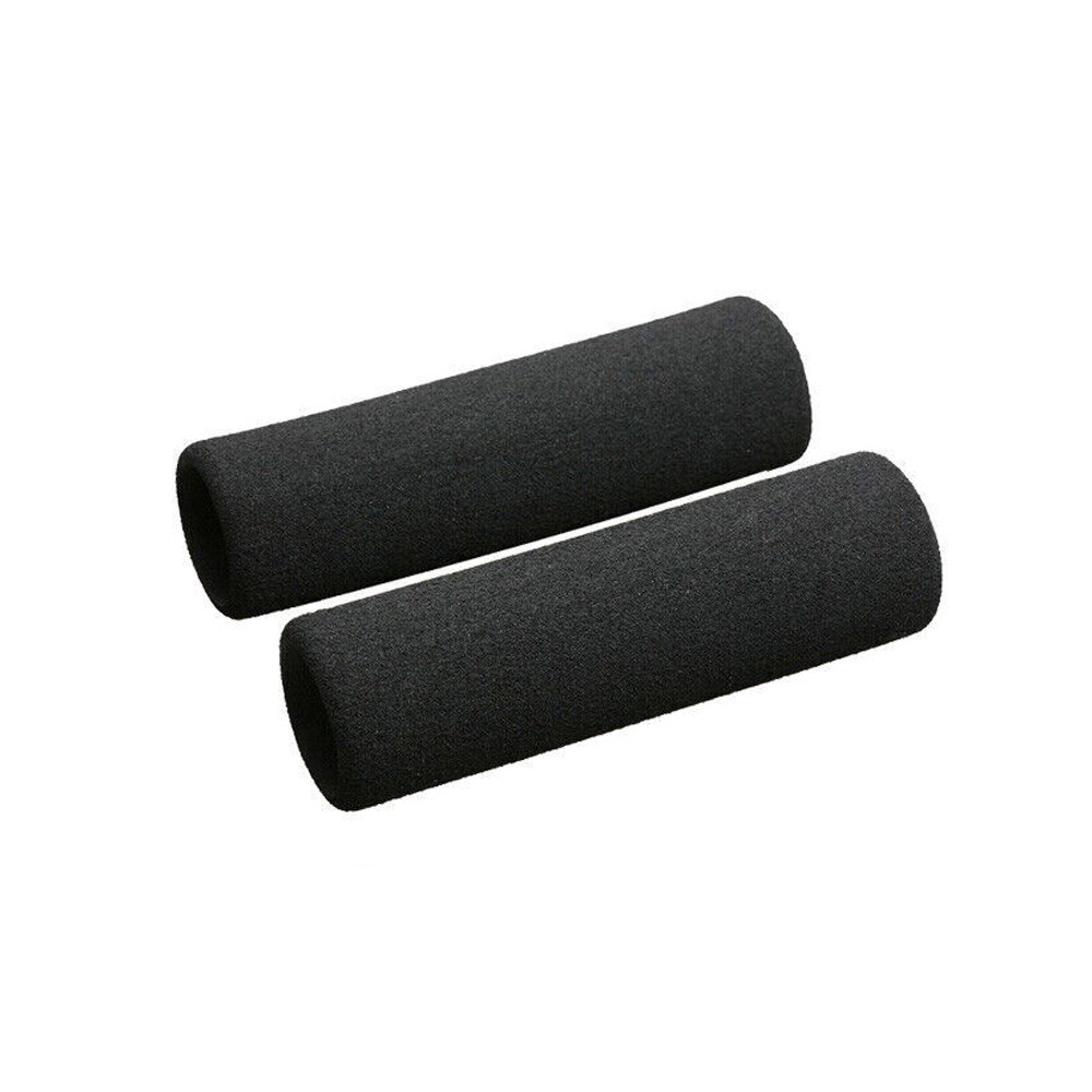Hand Grips Cover Handlebar Foam 1Pair Slip-on Black Durable Fit For ...