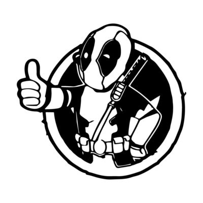 5.9" DEADPOOL APPROVED Vinyl Decal Sticker Car Window Laptop Pool ...