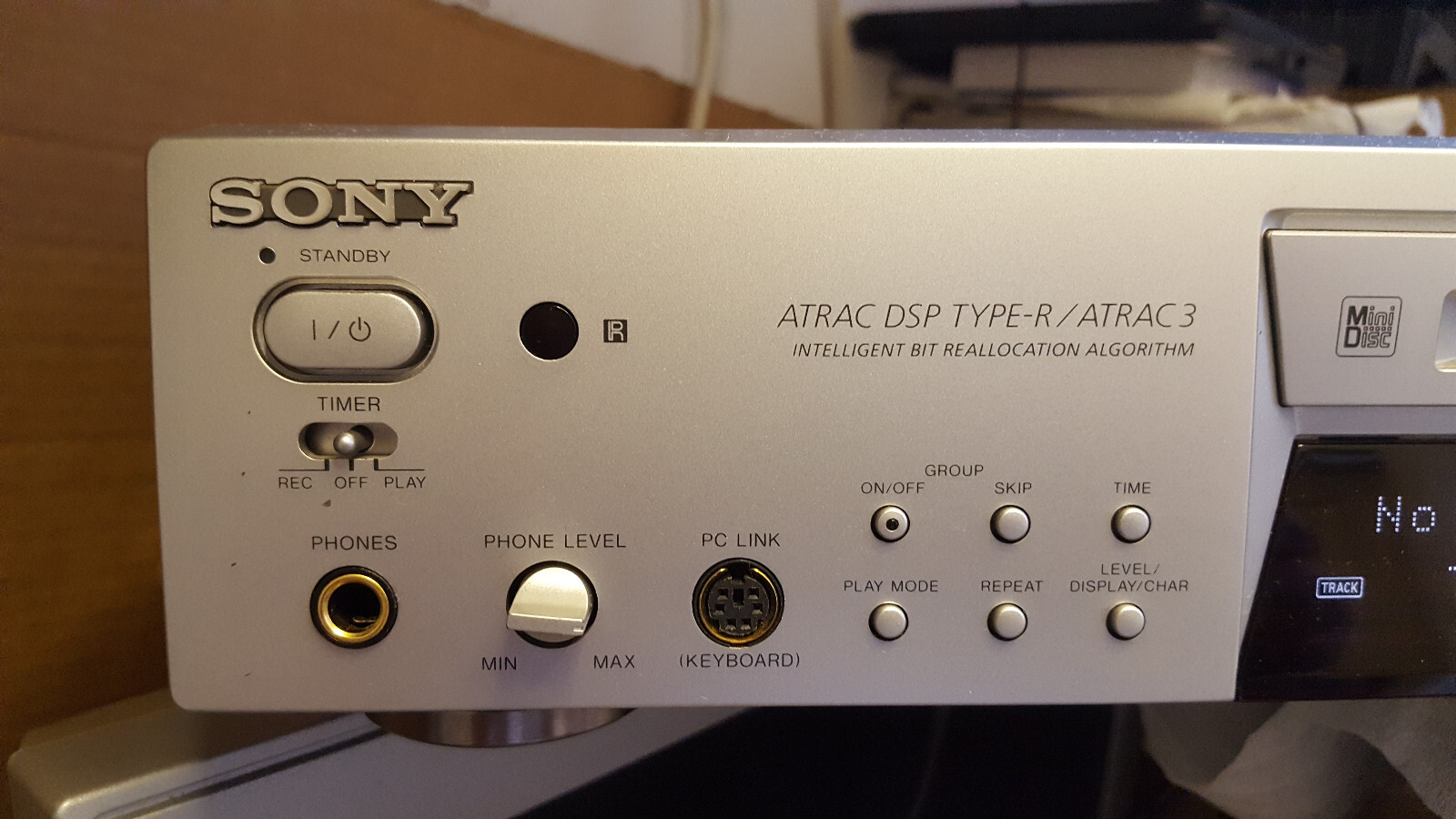 Sony Minidisc Player/Recorder MDS-JE770 with RC, Minidisc and Operating ...