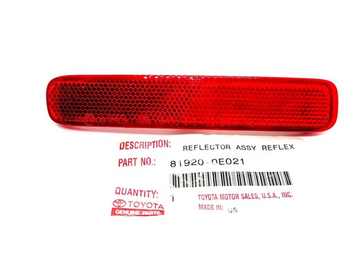 FACTORY TOYOTA 2011 2012 2013 HIGHLANDER REAE REFLECTOR ASSY LEFT ...
