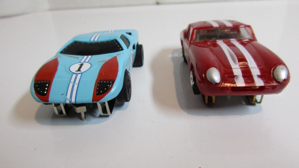 AFX GT40 slot car and Eldon Ferrari slot car untested | eBay