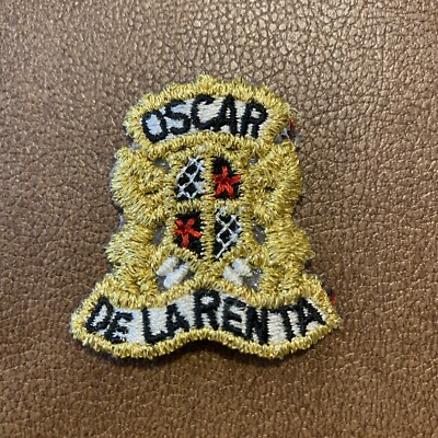 Oscar de la Renta Vintage Embroidered Sew-on Patch | eBay