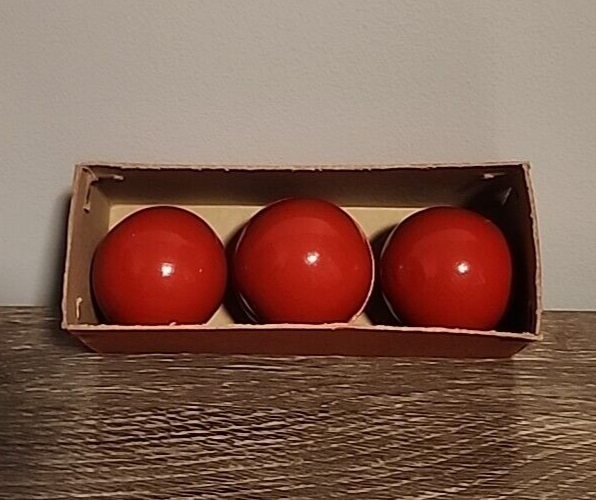 Vintage German Multiplying Balls 1950s Magic Trick Red Balls Excellent Condition | eBay