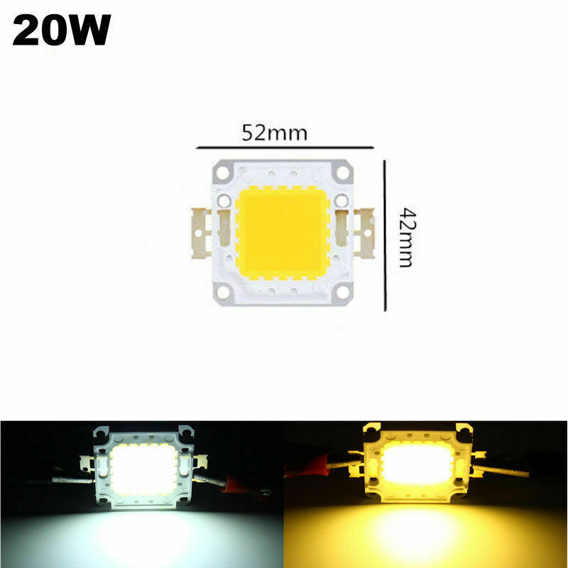 LED Chip COB SMD 10W 20W 30W 50W 70W 100W DIY Lamp Light 12V-36V Bulb ...