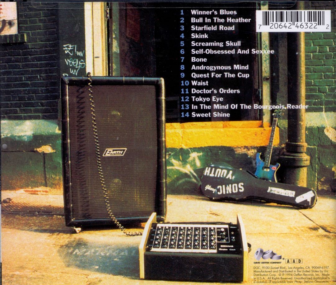 SONIC YOUTH EXPERIMENTAL JET SET, TRASH AND NO STAR NEW CD 720642463222 ...