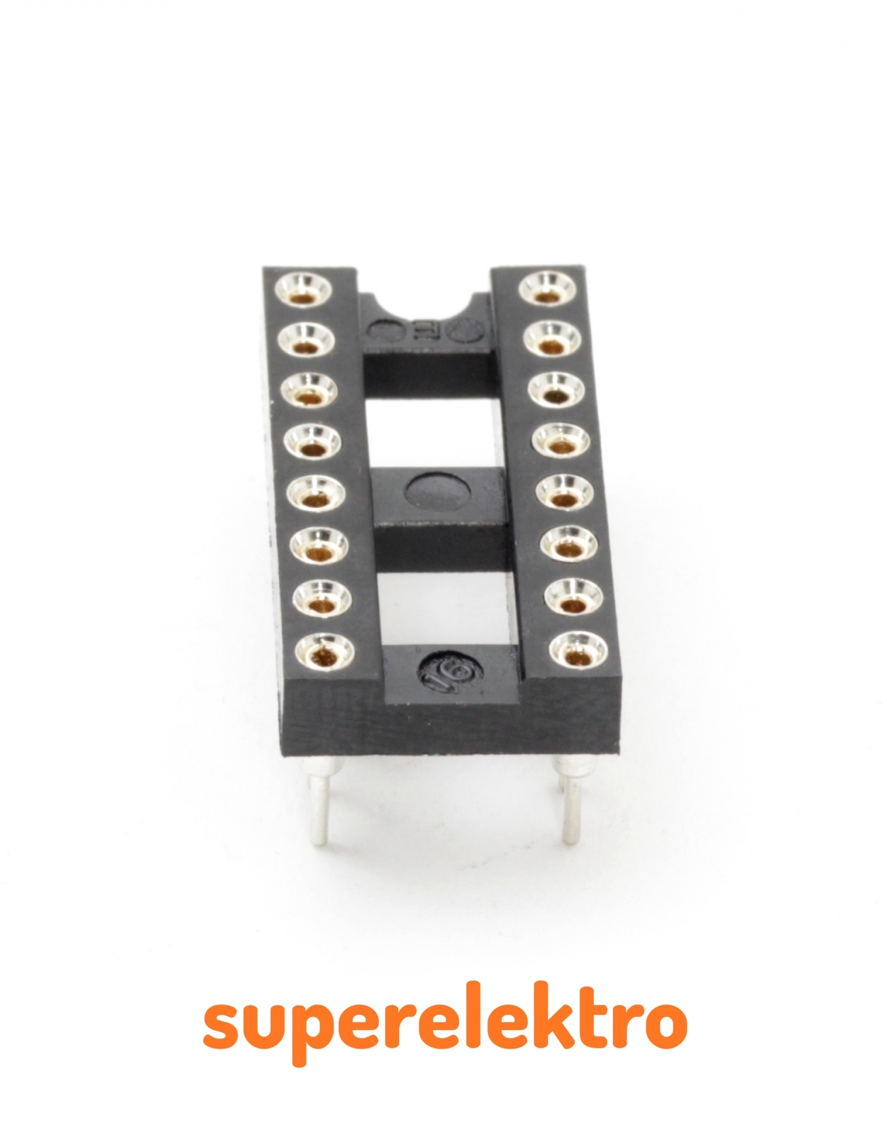 4x IC-Fassung DIP-16P | RUNDE PINS | Chip-Sockel Socket DIP16 DIL16 DIL ...