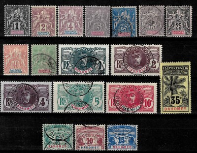 France Dahomey year 1899/1930 MH/Used lot of stamps | eBay