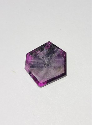 Natural Star Ruby Gemstone Hexagon Slice 14.77x13.36x2.64mm 7.35ct ...