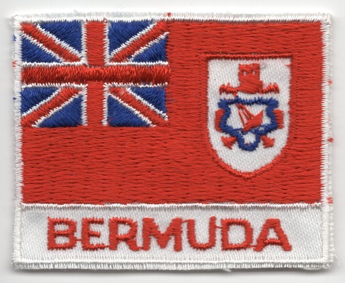 Bermuda Flag Coat of Arms Union Jack Caribbean Embroidered 2.5" Long Patch Badge | eBay