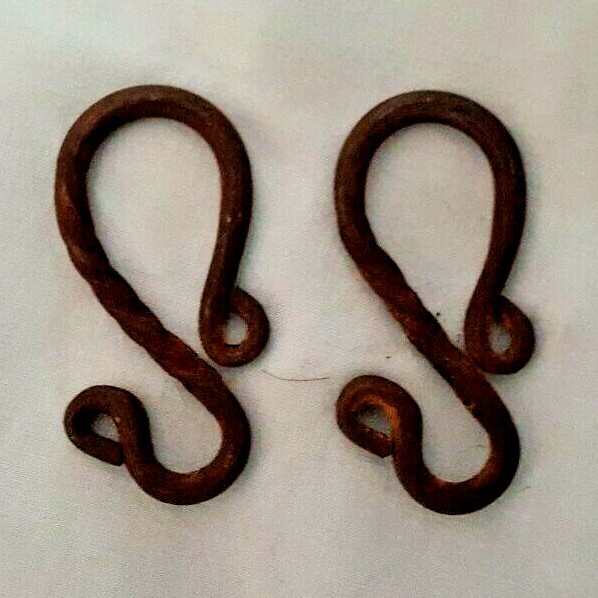 Rein Chain S Hooks -- Plain OR Fancy, Stainless, Blued, Black, Patina ...