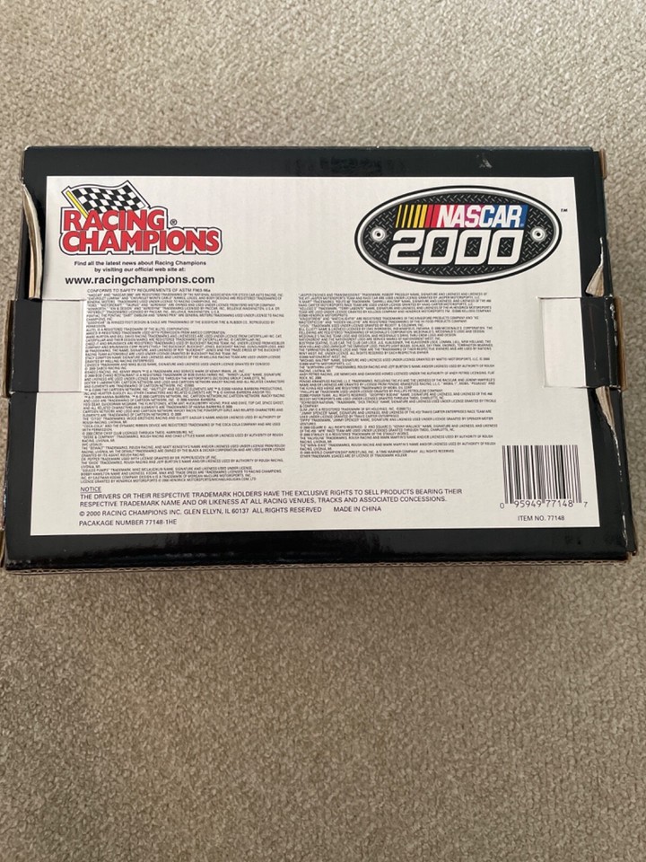 Racing Champions NASCAR 2000/The Young Guns of NASCAR 2000. Set of 12 ...