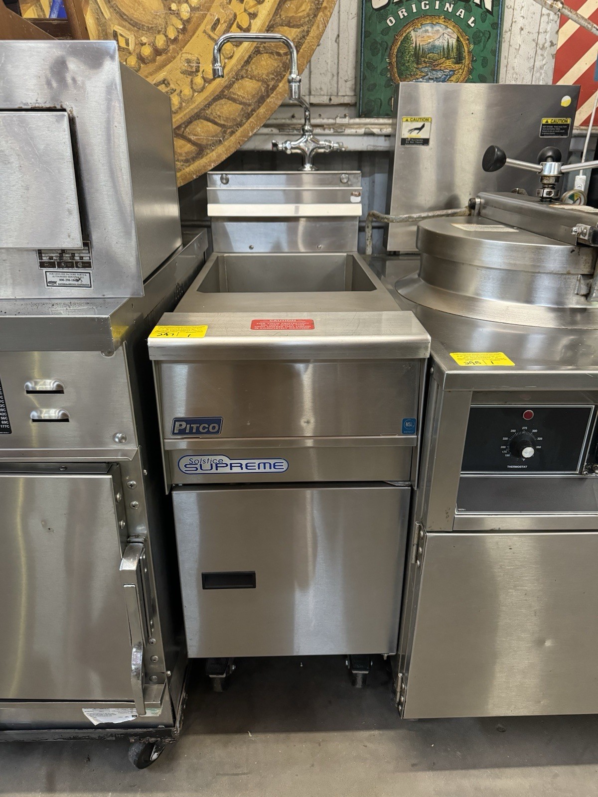 Pitco SSRS14 Rinse Station For SSPG14 Solstice Supreme Gas Pasta Cooker ...