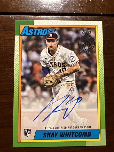 2025 Topps Series 2 - 1990 Topps Baseball Autographs Shay Whitcomb ...