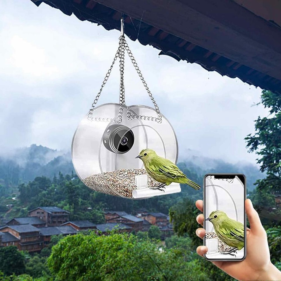 Bird Feeder with Camera WiFi Remote Connection to Mobile Phone for ...