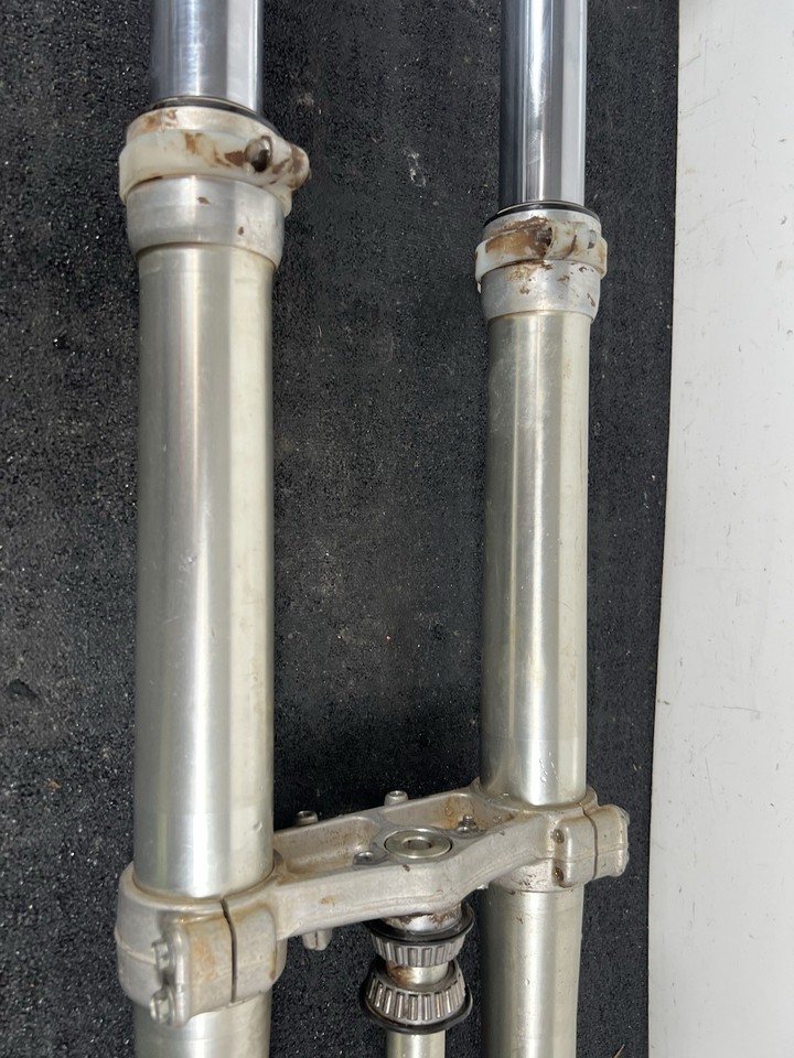 2001-2003 SUZUKI RM250 Front Fork Suspension Forks Triple Tree Clamps ...