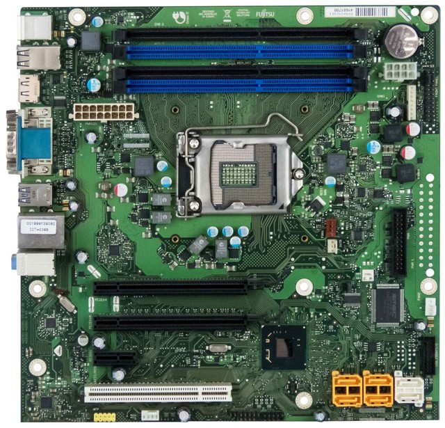 Fujitsu Celsius W420 Socket Lga1155 Motherboard With I/o Shield D3162 ...