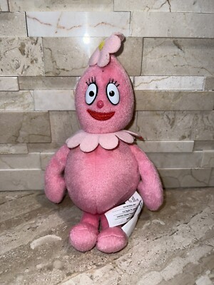 2008 Spin Master Yo Gabba Gabba Pink Foofa 9" Plush | eBay
