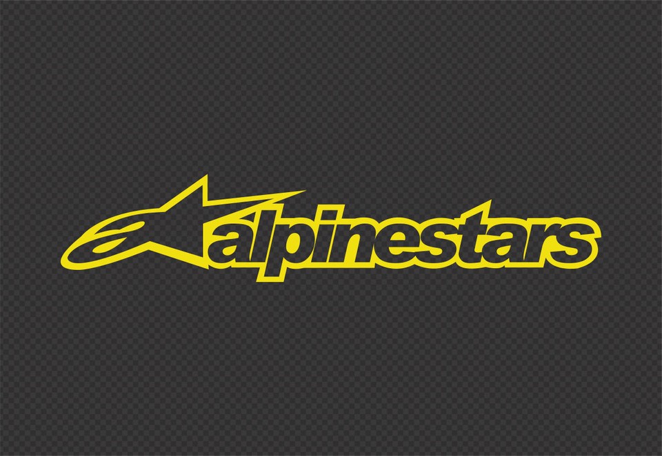 Alpinestars Sticker Vinyl Decal Motorbike Car Ute Truck Wall Door ...