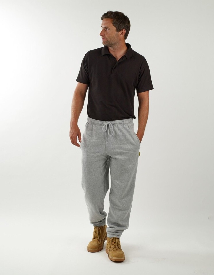 SITE KING Mens Work Tracksuit Jogging Bottoms Trousers - CASUAL FLEECE ...