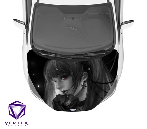 Misa Death Note Anime Hood Wrap Weatherproof Vinyl Decal 50X60 Warranty ...