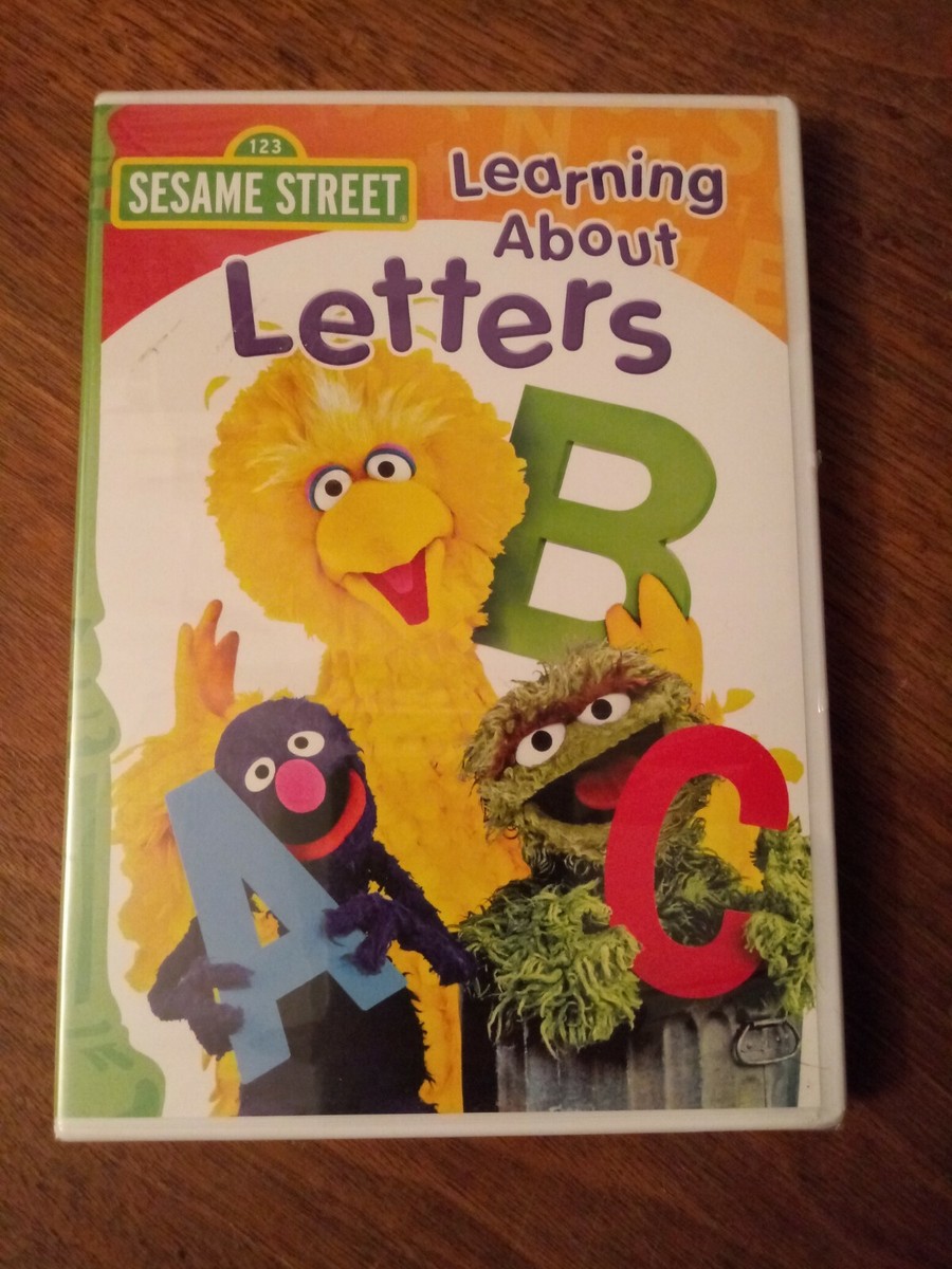 Sesame Street Learning About Letters Dvd Ebay