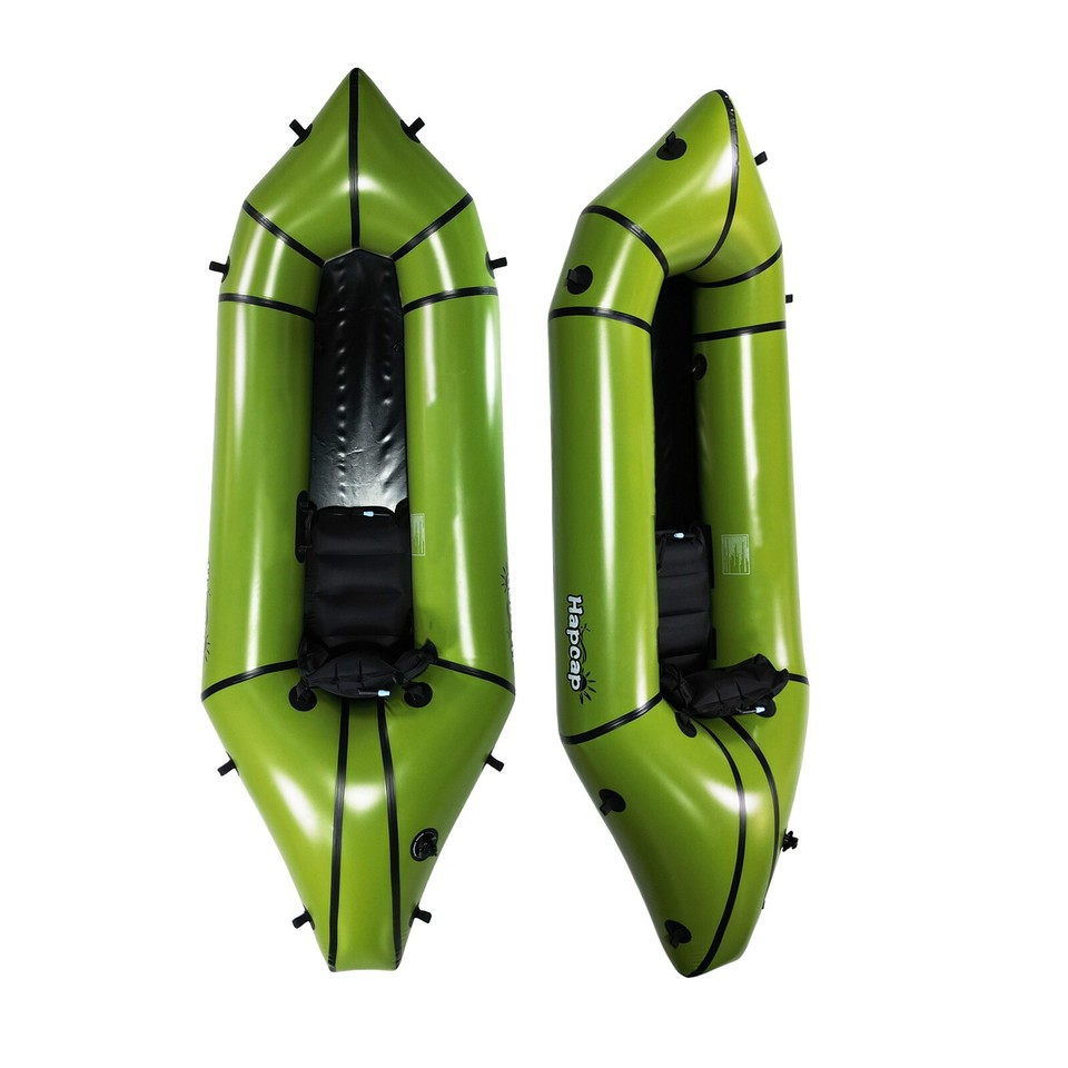 Hapcap TPU Inflatable Kayak,Packraft with Paddle for Hiking, Fishing ...
