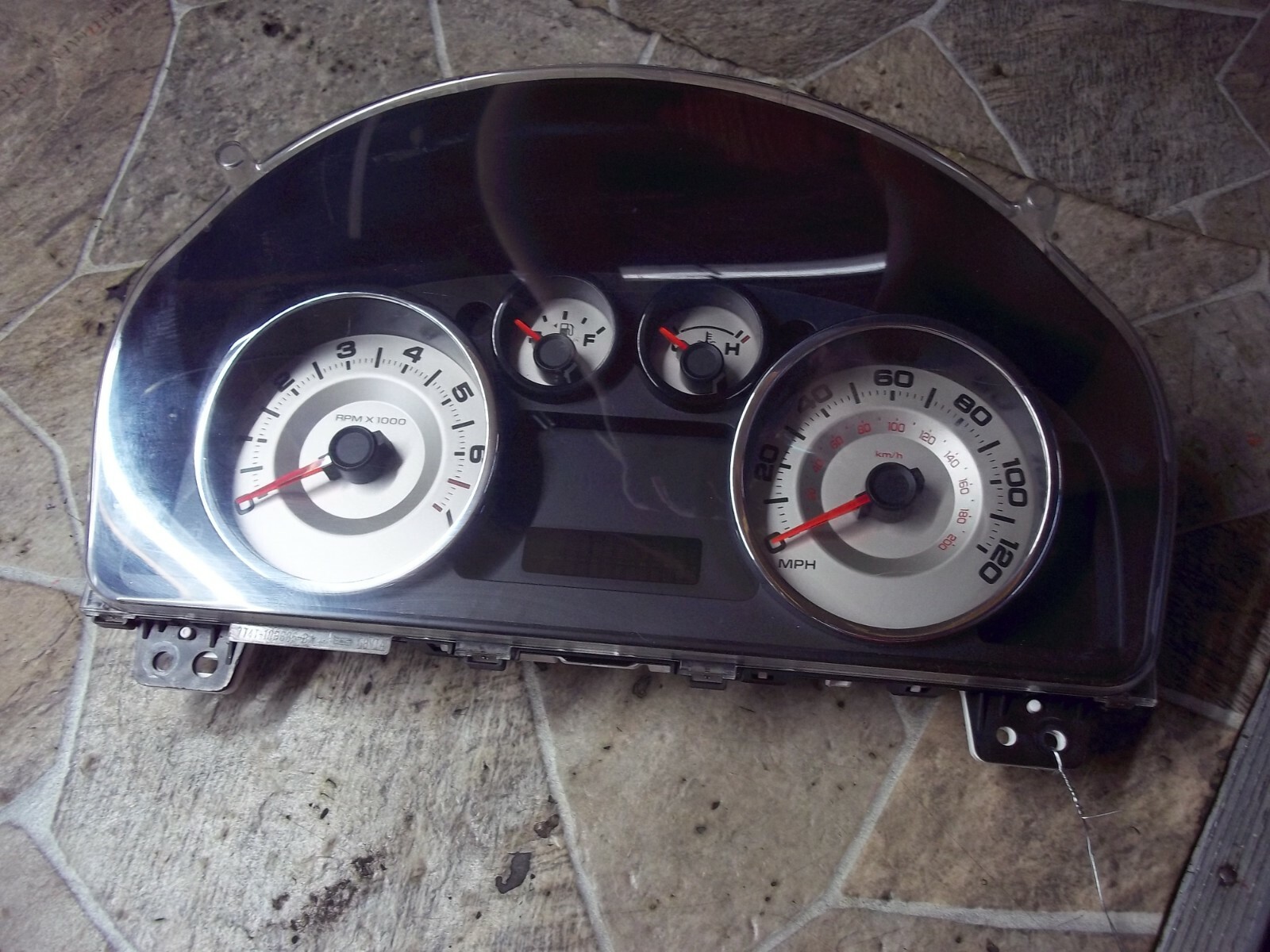 2007-2008 FORD EDGE SPEEDOMETER YELLOW INSTRUMENT GAUGE CLUSTER OEM | eBay