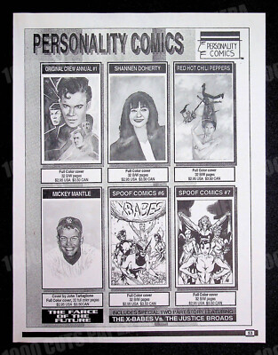 Personality Comics 1992 Red Hot Chili Peppers Print Magazine Ad Poster ...