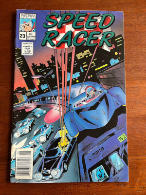 SPEED RACER # 23 FINE/VF NEWSSTAND COPY NOW COMICS 1989 | eBay