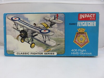 Inpact Fairey Flycatcher 1/48 Scale Plastic Model Kit P204 *STARTED* | eBay