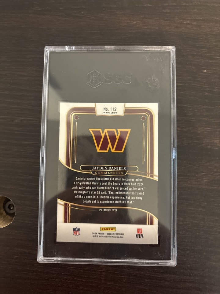 2024 Panini Select - Premier Level Jayden Daniels #112 Red & Blue Shock ...