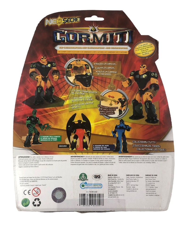 Action Figures Gormiti Toby GIG Giochi Preziosi Neo Secret | eBay