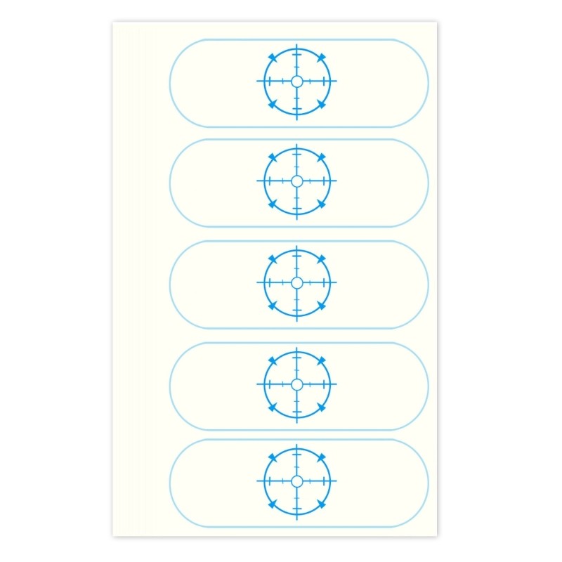 Golf Impact Tape Labels Golf Club Impact Sticker Golf Training Aids for ...