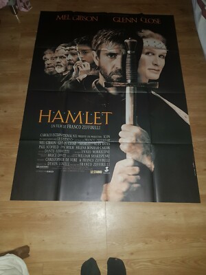 Affiche de cinéma d'époque du film: HAMLET de 1990 (120x160cm) | eBay