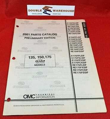 2001 Evinrude 135 150 175 FICHT RAM Injection Models Parts Catalog ...