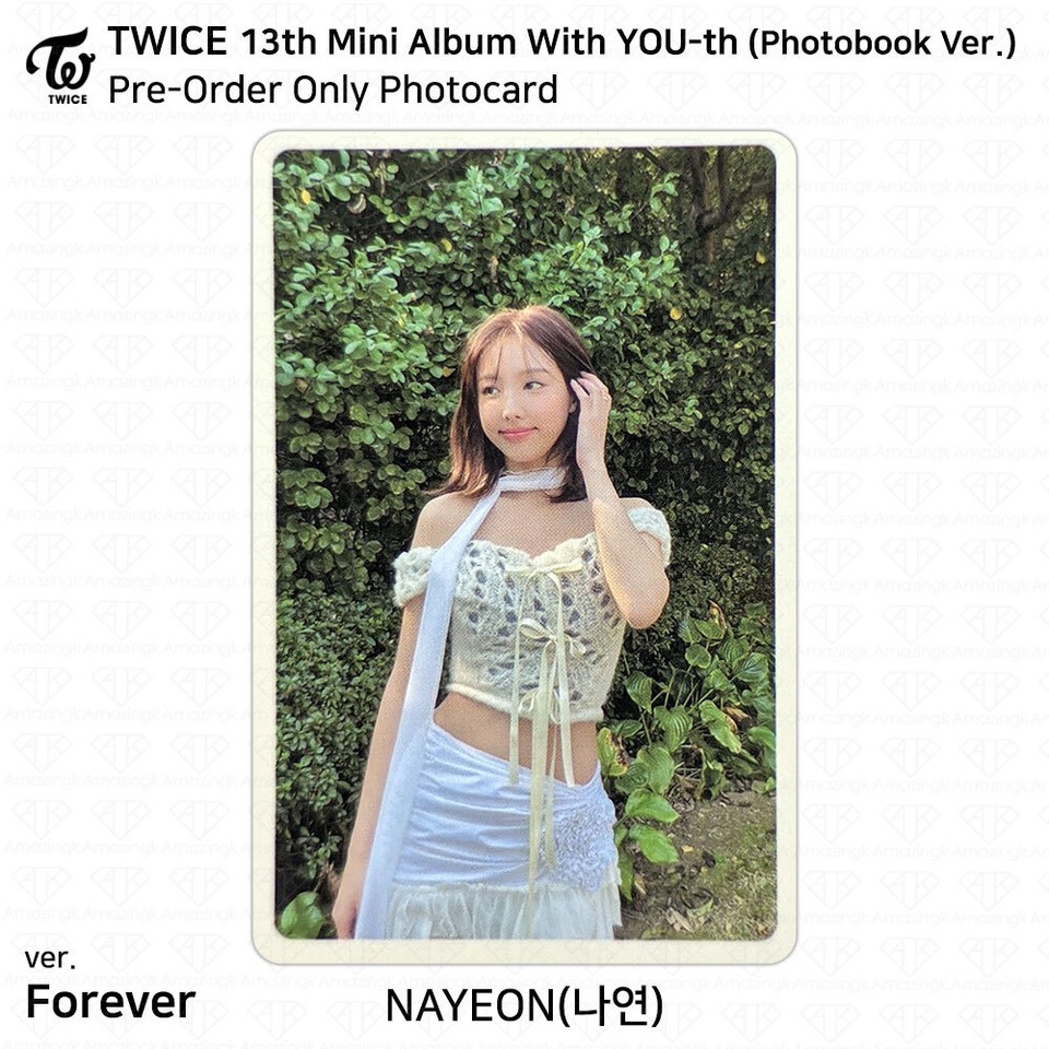 TWICE 13th Mini Album With YOU-th Youth Photocard Poster Film Sticker ...
