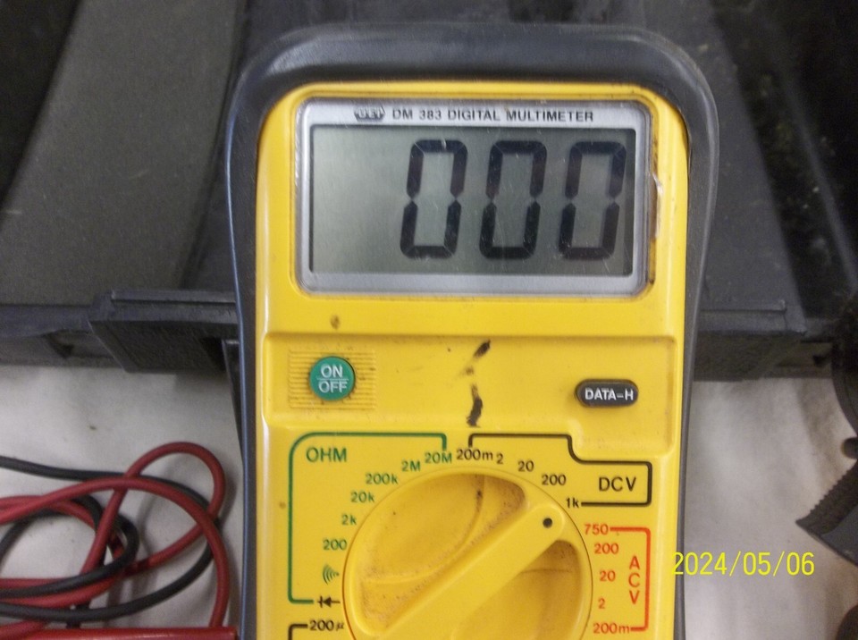 UEI DM 383 Digital Multimeter W/LEADS, TA1 TEMP ADAPTER AND CA 383 ...