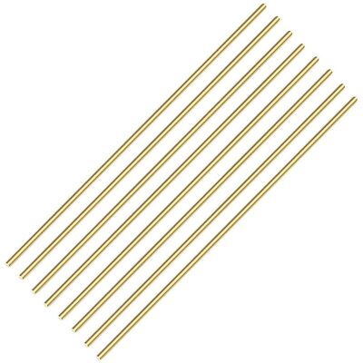 8 PCS 4Mm/ 5/32 Inch Brass Rod Brass round Stock Lathe Bar Stock Kit ...