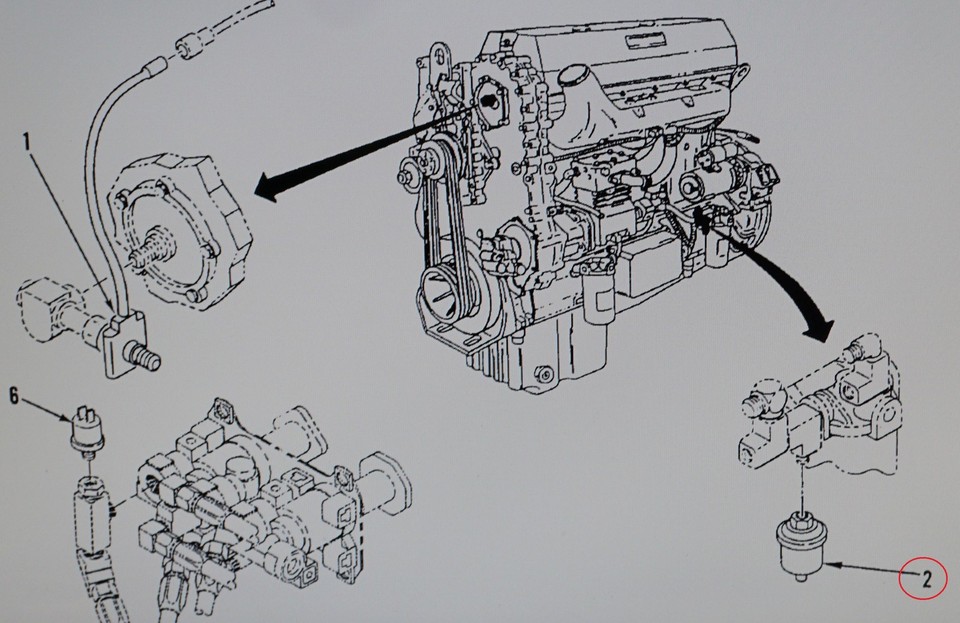 MILITARY OIL PRESSURE SENDER 4601703 M915A2 M916A1 M916A2 M917A1 SEMI ...